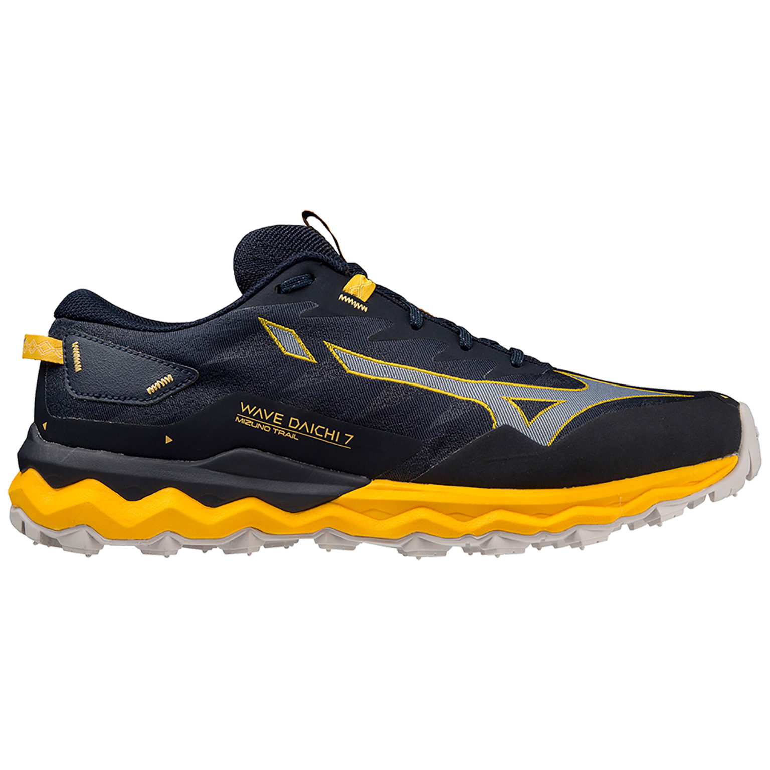 Mizuno Men's Wave Daichi 7 - Night Sky/Tradewinds/Gold Fusion | Running ...